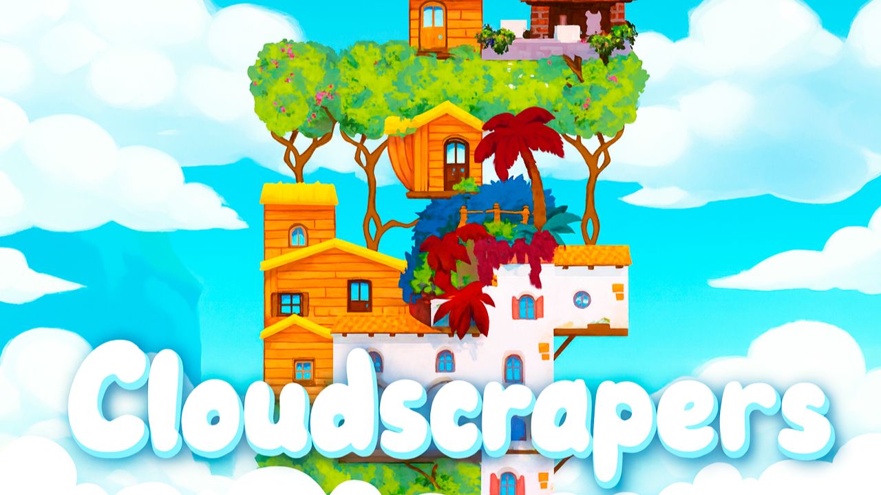 Cloudscrapers (Demo) - Расслабляющий Tower Builder как Townscaper + Tetris!