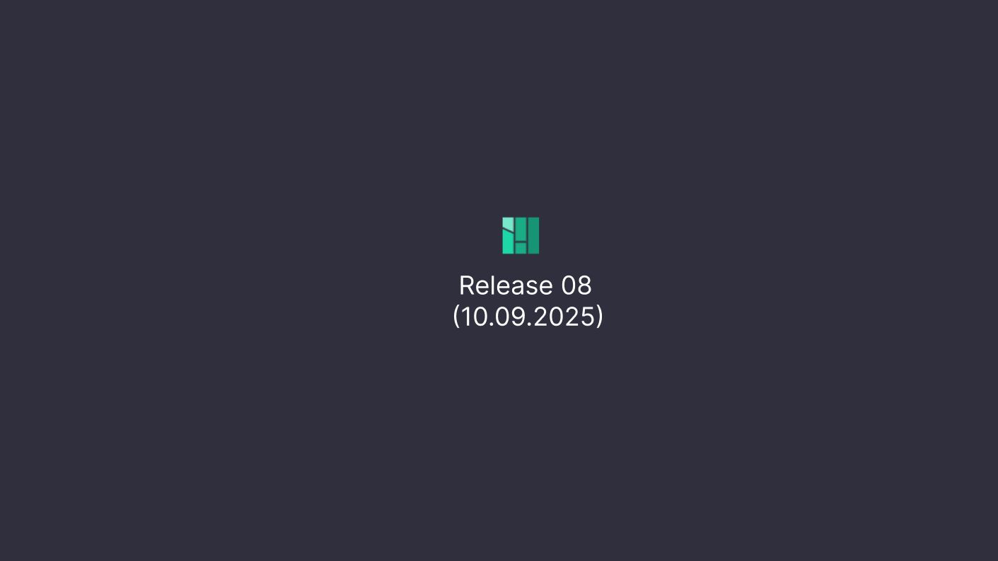 Release 08 (10.09.2025)