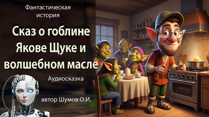 Фантастическая история ✨ Сказ о гоблине Якове Щуке и волшебном масле ✨ Аудиосказка
