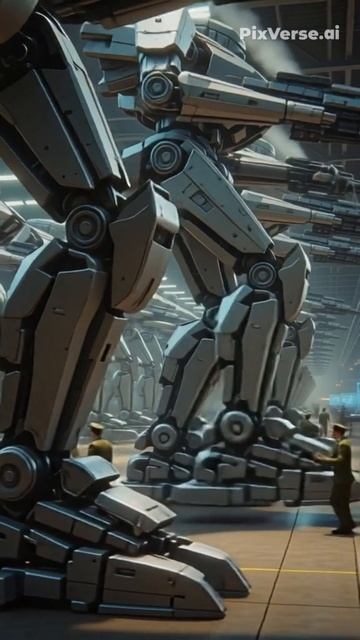 Новые шагоходы на вооруженные. Нарисовало хорошо, но голос 🤣🤣