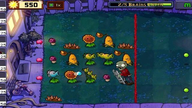 Прохожу "Бесконечный я зомби" в PVZ 1 № 4