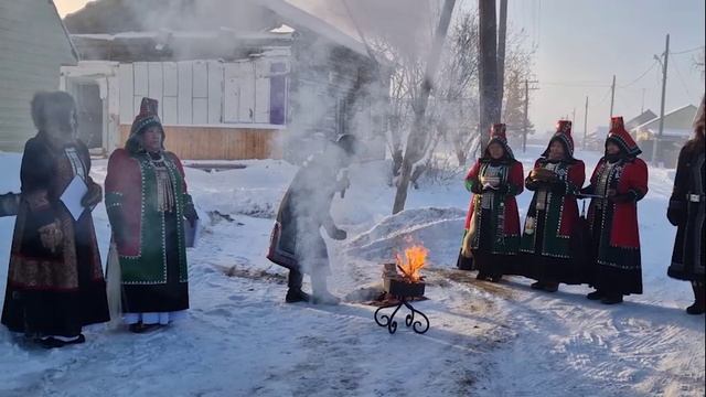 Алгыс и перерезание красной ленточки Музея "Ситим" с. Техтюр Хангаласского улуса 05.12.2025
