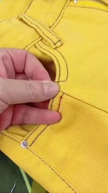 Секрет швеи. Ремонтируем шов.