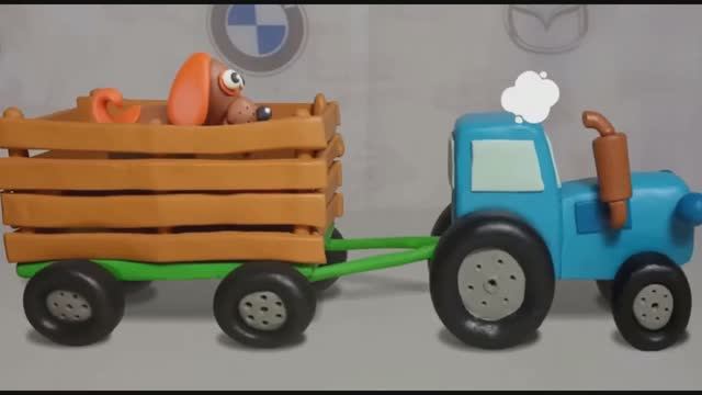 НОВЫЙ СИНИЙ ТРАКТОР ПЕСЕНКА ДЛЯ САМЫХ МЕЛЕНЬКИХ ПО ПОЛЯМ НОВЫЙ ГОД