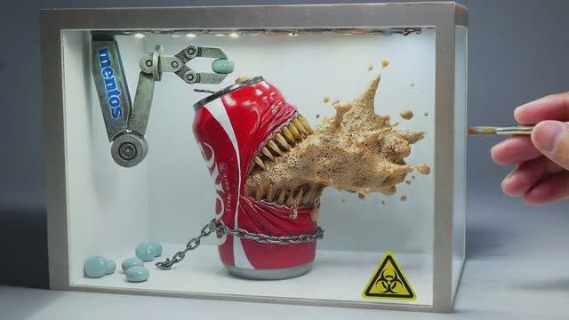 Как Сделать Самую Страшную Диораму с Экспериментом Кока-Колы и Ментоса