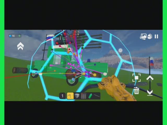 Моя постройка в игре evertech Sandbox- танк