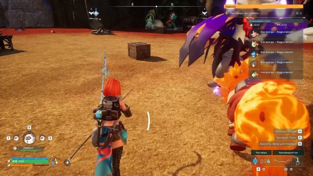 Palworld в мире Любы (1) Две рыжие бестии