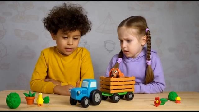 ДЕТСКИЙ ТРАКТОР ПО ПОЛЯМ ПО ЛУГАМ ПЕСЕНКА МУЛЬТИК ДЛЯ МАЛЫШЕЙ