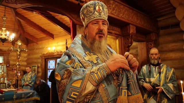 Слово митрополита Савватия в храме в честь иконы Божией Матери "Скоропослушница". 22.11.2025г