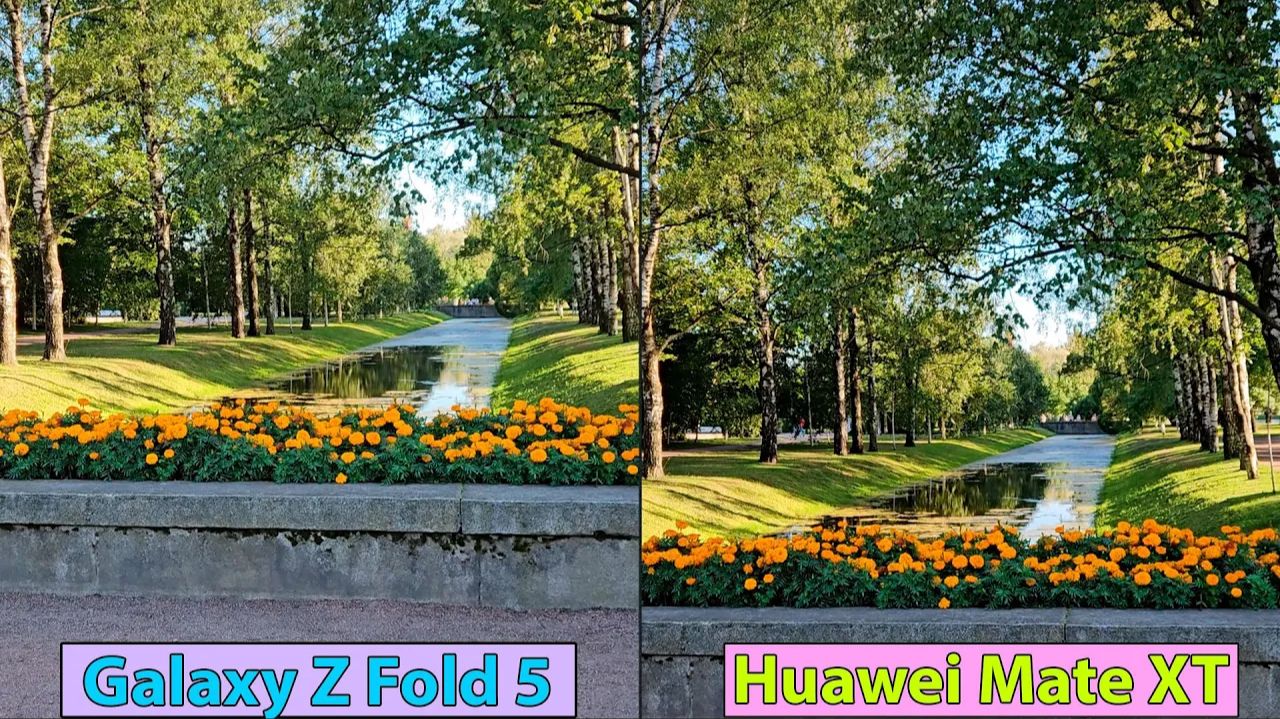 Huawei Mate XT против Galaxy Z Fold 5 — СРАВНЕНИЕ КАМЕР | 4K, Zoom, Стабилизация, Ночной режим