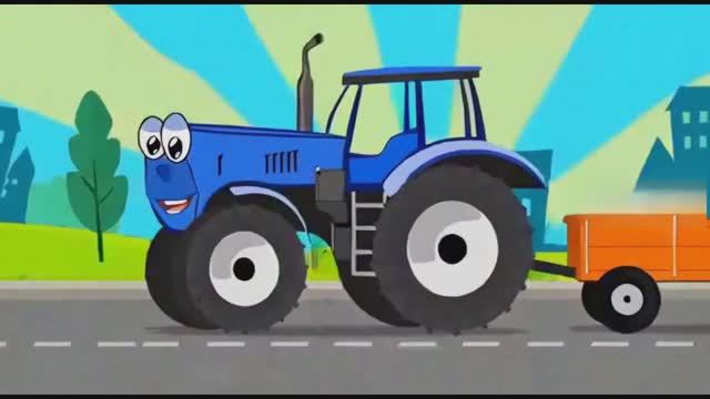 ПЕСЕНКИ ПРО СИНЕГО ТРАКТОРА. СИНИЙ ТРАКТОР КАТАЕТ ДЕТИШЕК. ДЕТСКАЯ СКАЗКА
