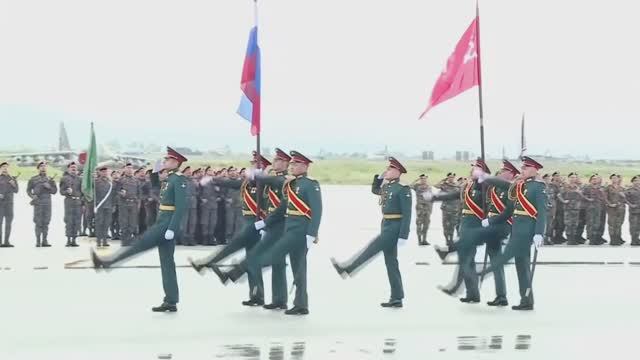 Песня «Победный парад на базе Хмеймим». Сл. - Игорь Витюк. Муз. и исп. - Владимир Храпков