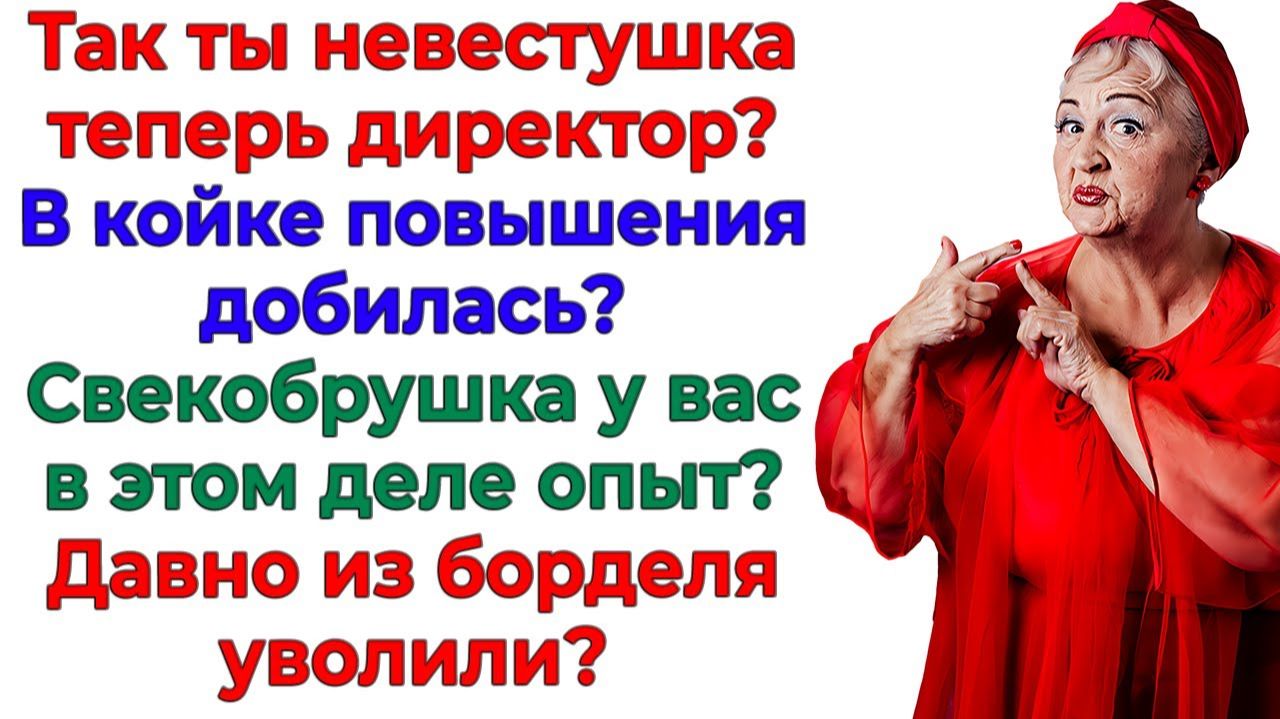 Когда свекровь полезла с обвинениями! Я вспомнила её опыт в борделе! | Истории Из Жизни