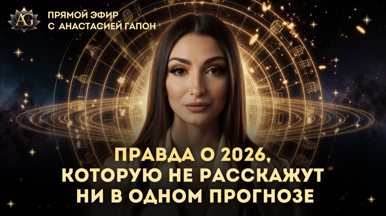 ЧТО БУДЕТ В 2026 ГОДУ. ПРЯМОЙ ЭФИР С АНАСТАСИЕЙ ГАПОН