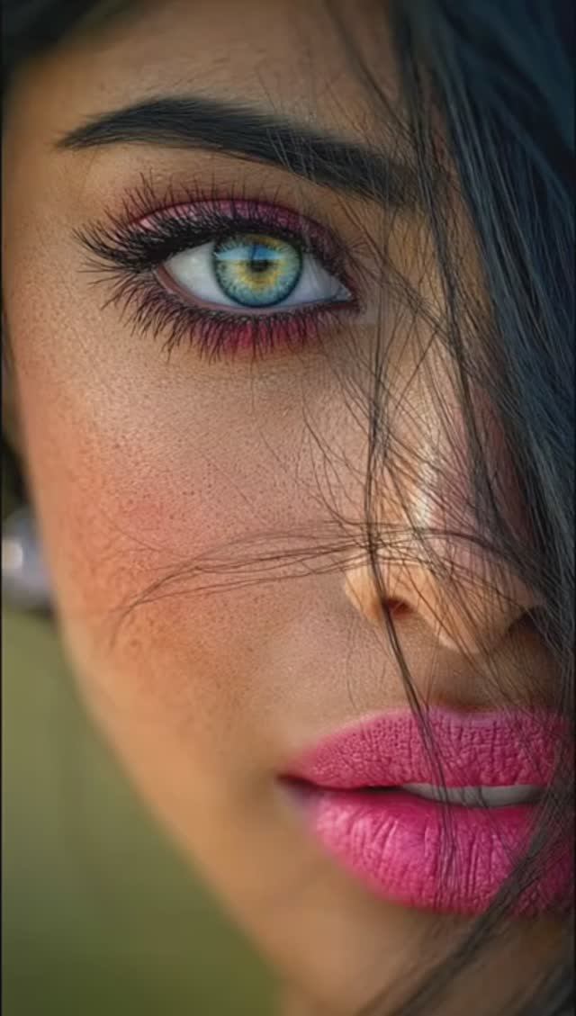 Цветастая девушка