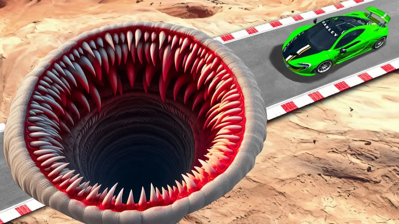 СМОЖЕТ ЛИ СУПЕРКАР ПЕРЕЛЕТЕТЬ ОГРОМНУЮ ЯМУ ПОЖИРАТЕЛЬ В ГТА 5 ? - ЭКСПЕРИМЕНТ В GTA 5