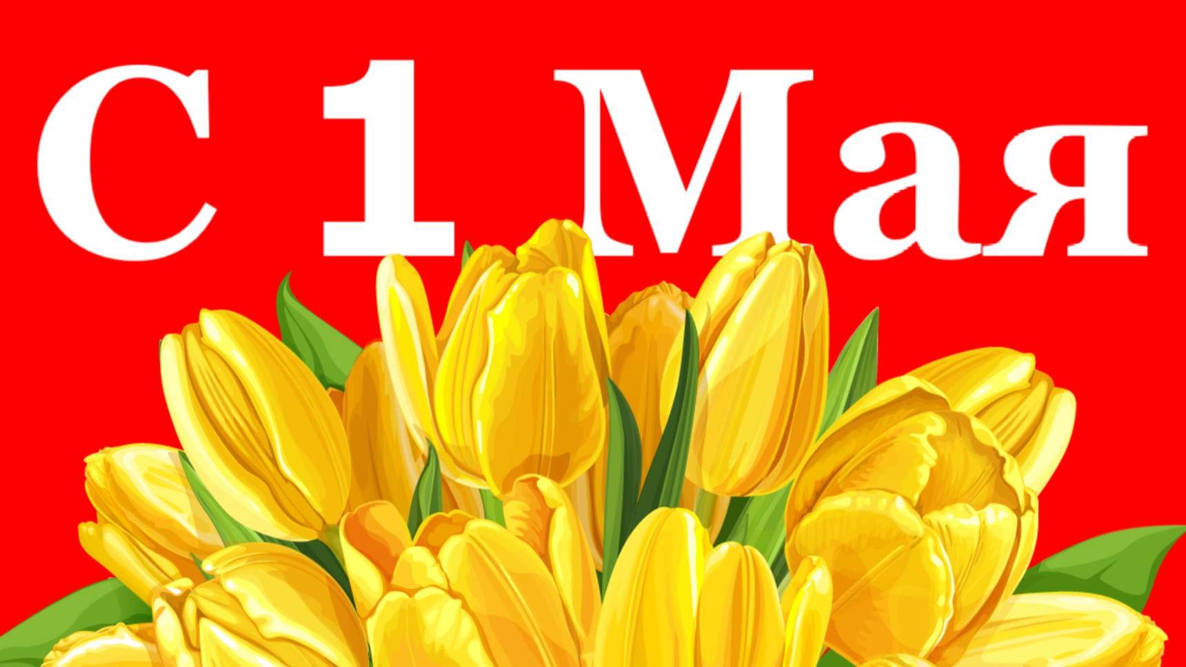 Поздравление с 1 Мая поздравляю с красивым праздником Первомай!