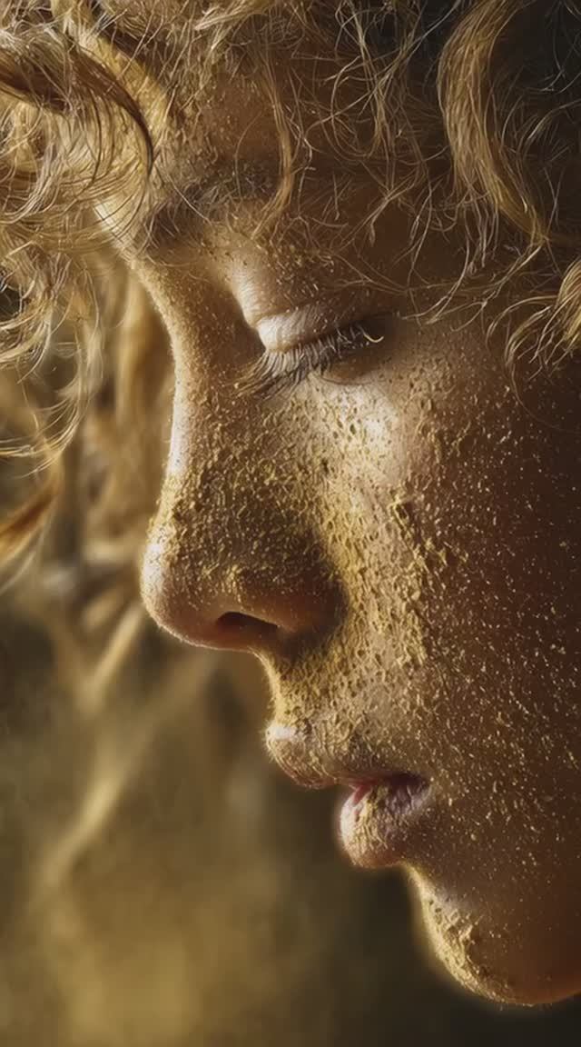 Песочное лицо