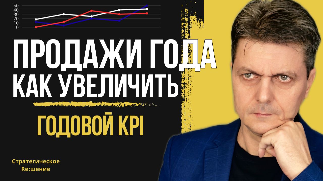 Как увеличить продажи бизнеса. Годовой KPI для РОПа, Коммерческого директора