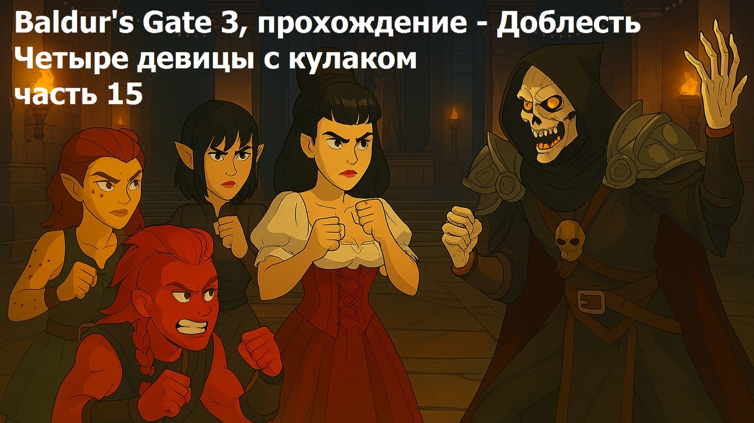 Baldur's Gate 3, прохождение - Доблесть. Четыре девицы с кулаком, часть 15
