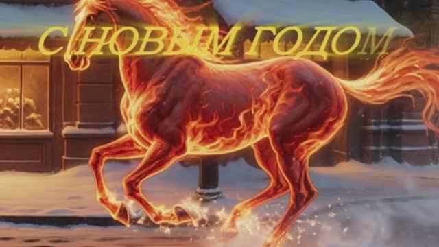 🐎ПОЗДРАВЛЕНИЕ  ОТ ОГНЕННОГО КОНЯ!