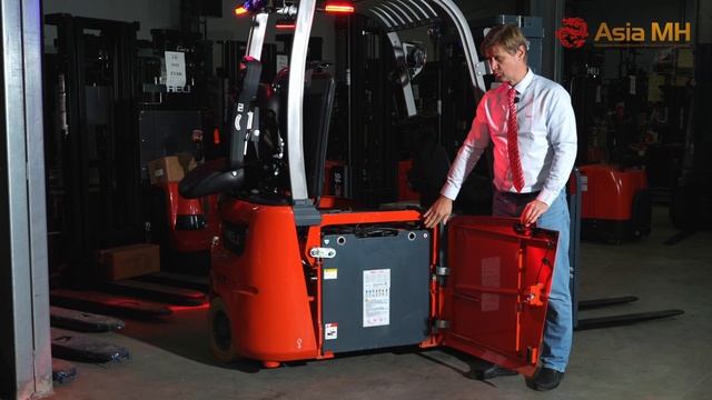Обзор электрического вилочного погрузчика HELI CPD 18 серия G3 3х опорный новая модель 2025 года.