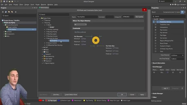 Урок 11. Создание и проверка правил проектирования
