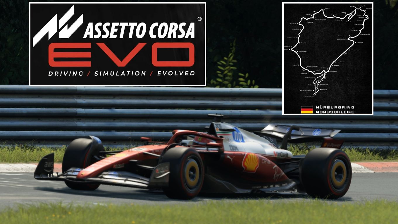 Assetto Corsa EVO. Ferrari - SF25. Nürburgring 24h. 2025.12.08 - 17.57.34.10