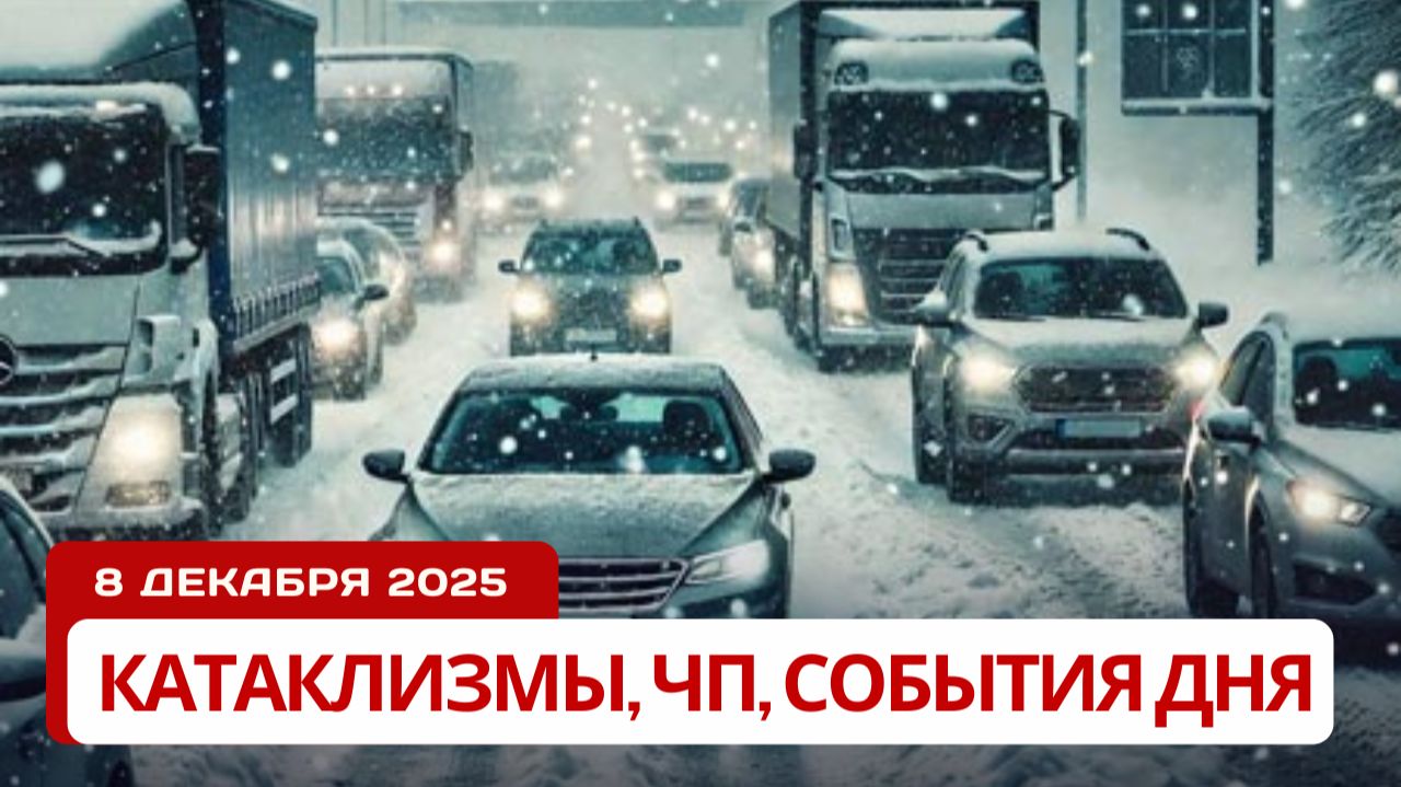 Новости Сегодня 08.12.2025 - Катаклизмы за сегодня, ЧП, События дня | Европа Россия Китай США Индия