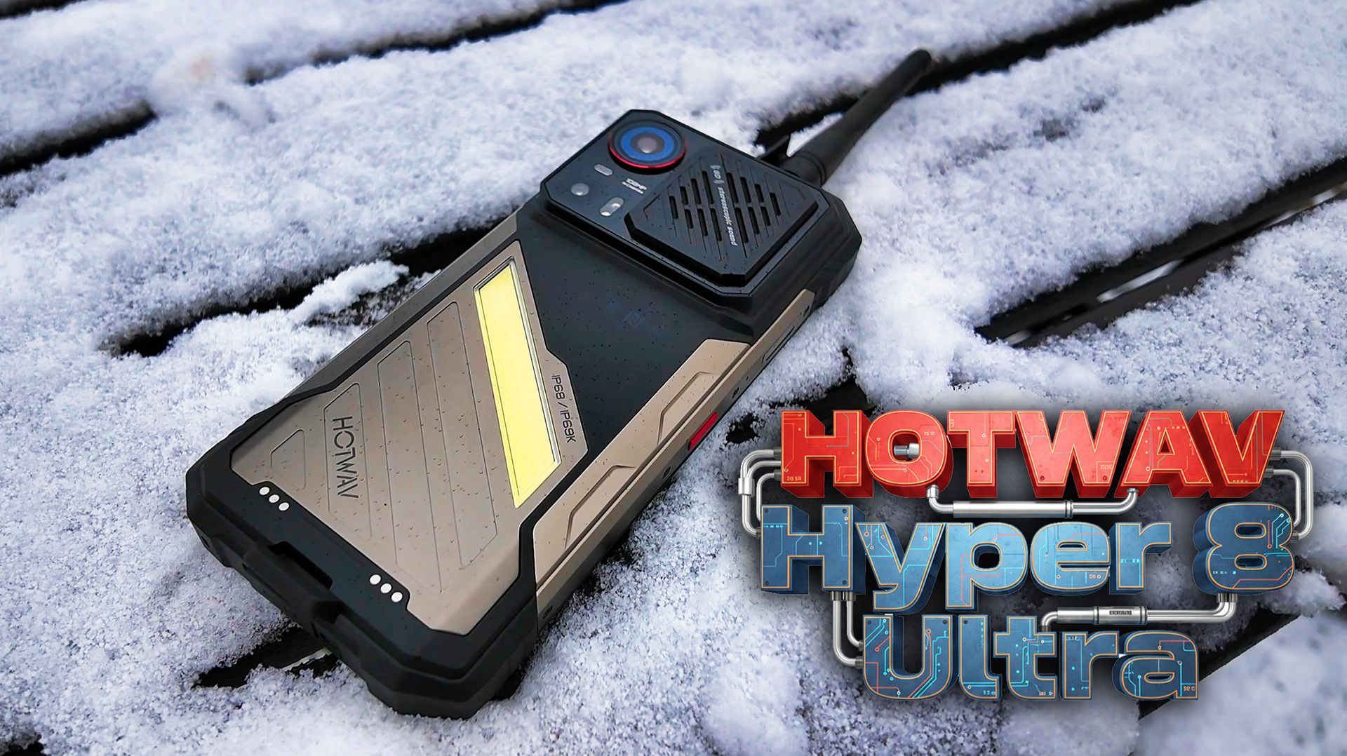 Смартфон-Рация  HOTWAV Hyper 8 Ultra: Тест Мощности Динамика и Секреты Защиты (IP68, 12000 мАч)