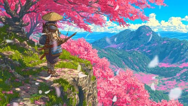 Цвета сакуры - Расслабляющая музыка Японии, фоновая музыка для отдыха