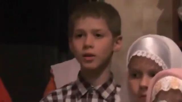 Пасха.  Концерт детей.  20. 04. 2014. Барнаул.