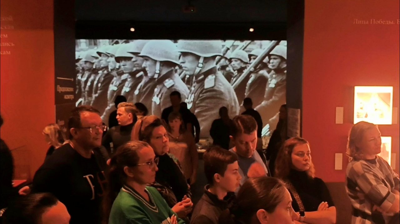 На экскурсии ВЕЛИКАЯ ПОБЕДА. РОССИЯ - МОЯ ИСТОРИЯ...