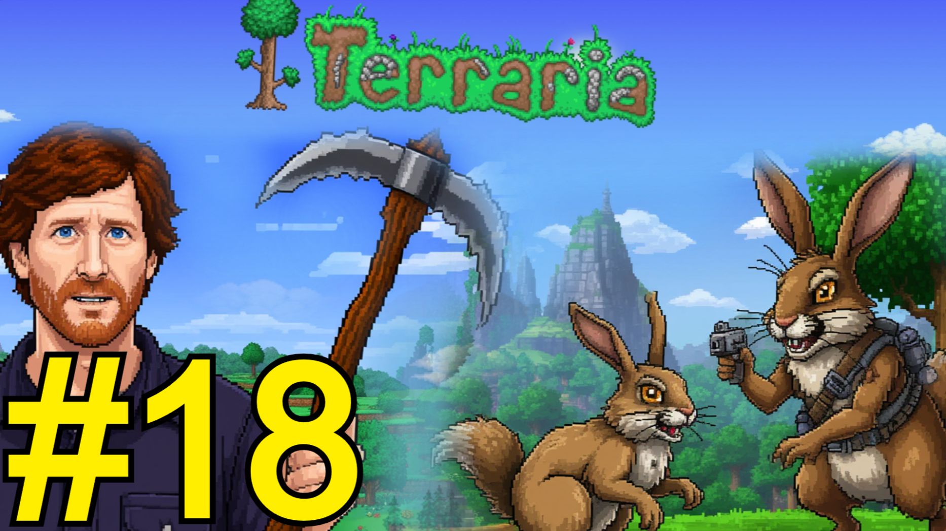 Terraria Прохождение(2025) ч18 Копаем в снегах и вертушка от скелета