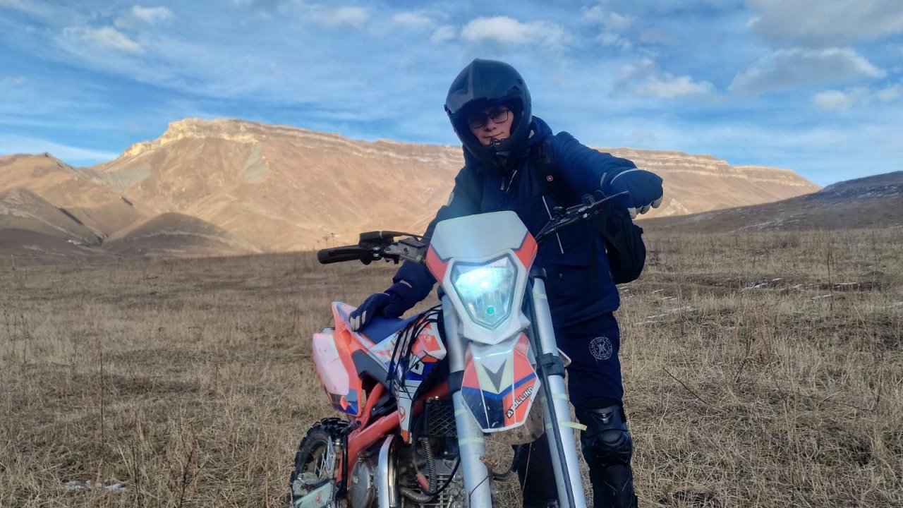 Эндурим в горах Дагестана зимой