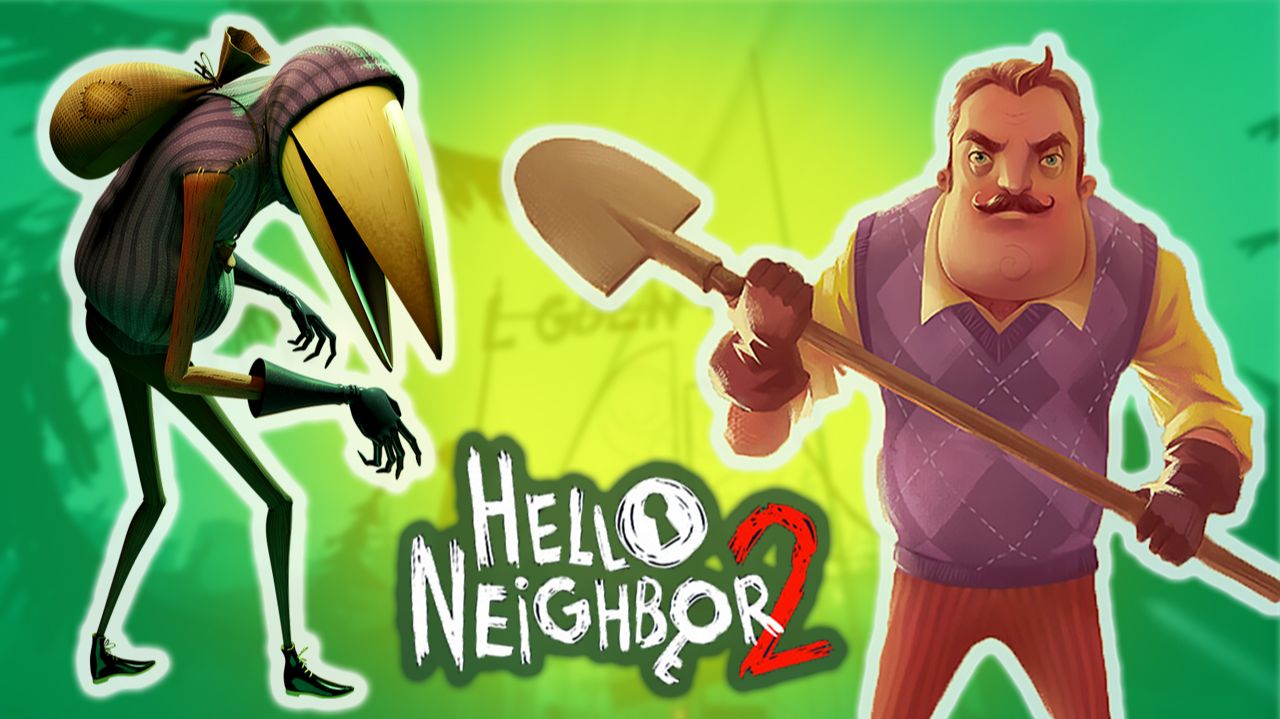 Полное прохождение / Я СБЕЖАЛ ОТ ЗЛОГО ВОРОНА В ИГРЕ ПРИВЕТ ГОСТЬ / Хоррор игры