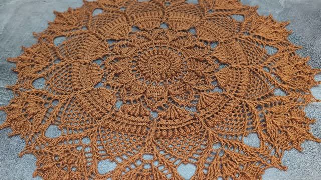 Салфетка "Ирис" ✨ Часть 2 - (16 - 32 ряды) ✨