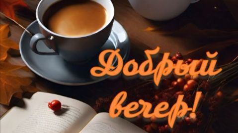 Красивые пожелания доброго вечера | Тёплые музыкальные открытки для уютного дня