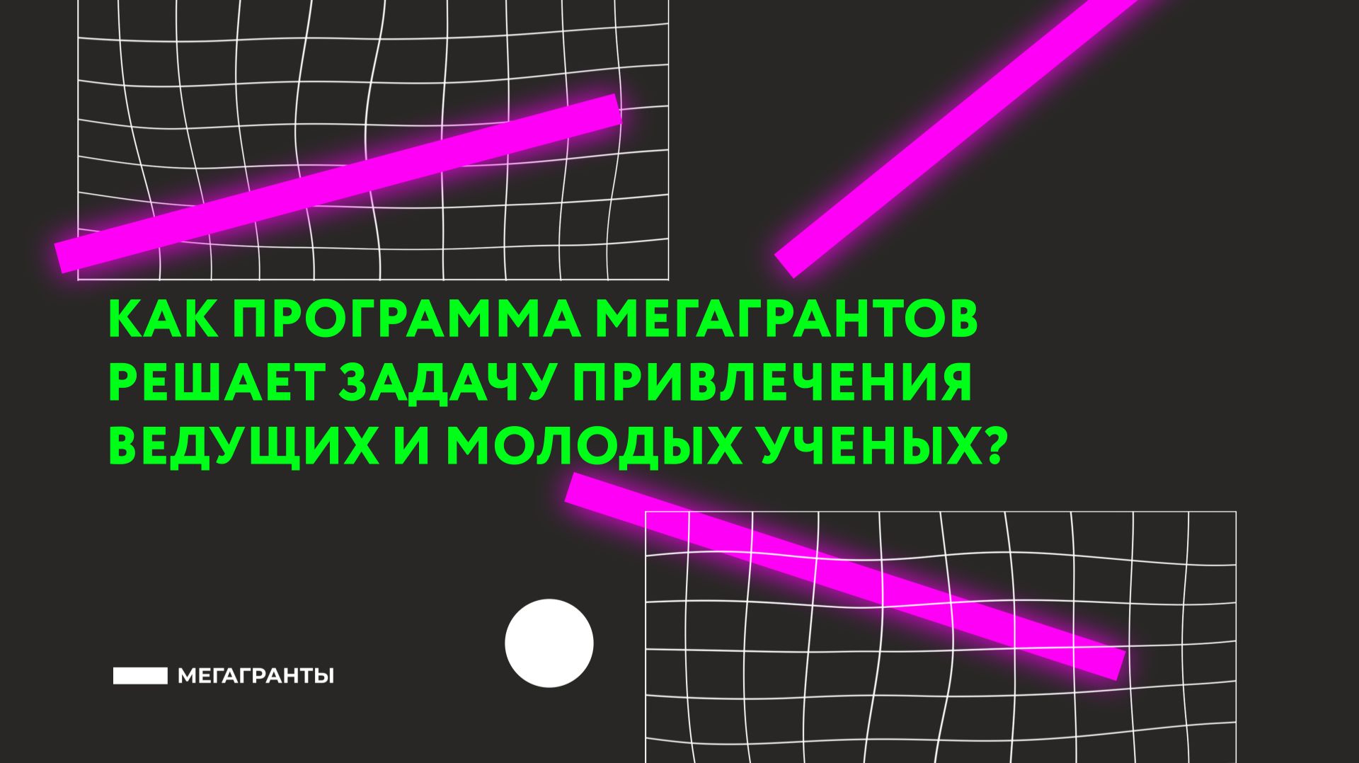 Как программа мегагрантов решает задачу привлечения ведущих и молодых ученых?