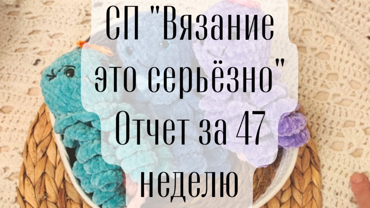 СП "Вязание это серьёзно" отчет за 47 неделю