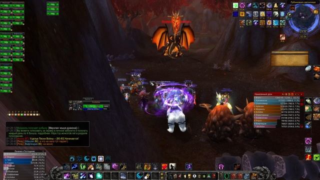 Рейд в РС 25 об друид WoW Circle x1 14.11.25 Протовар против протопала