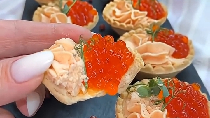 Очень вкусные Тарталетки...🍢🍤🎄😋