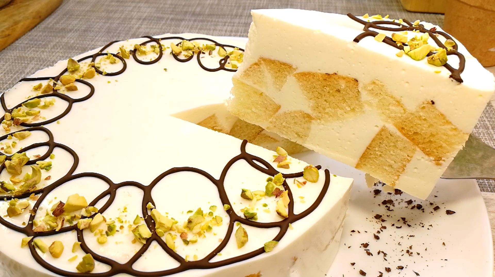 Торт без духовки "Настоящая Нежность" - бисквит на одном яйце и нежнейшее сметанное суфле!