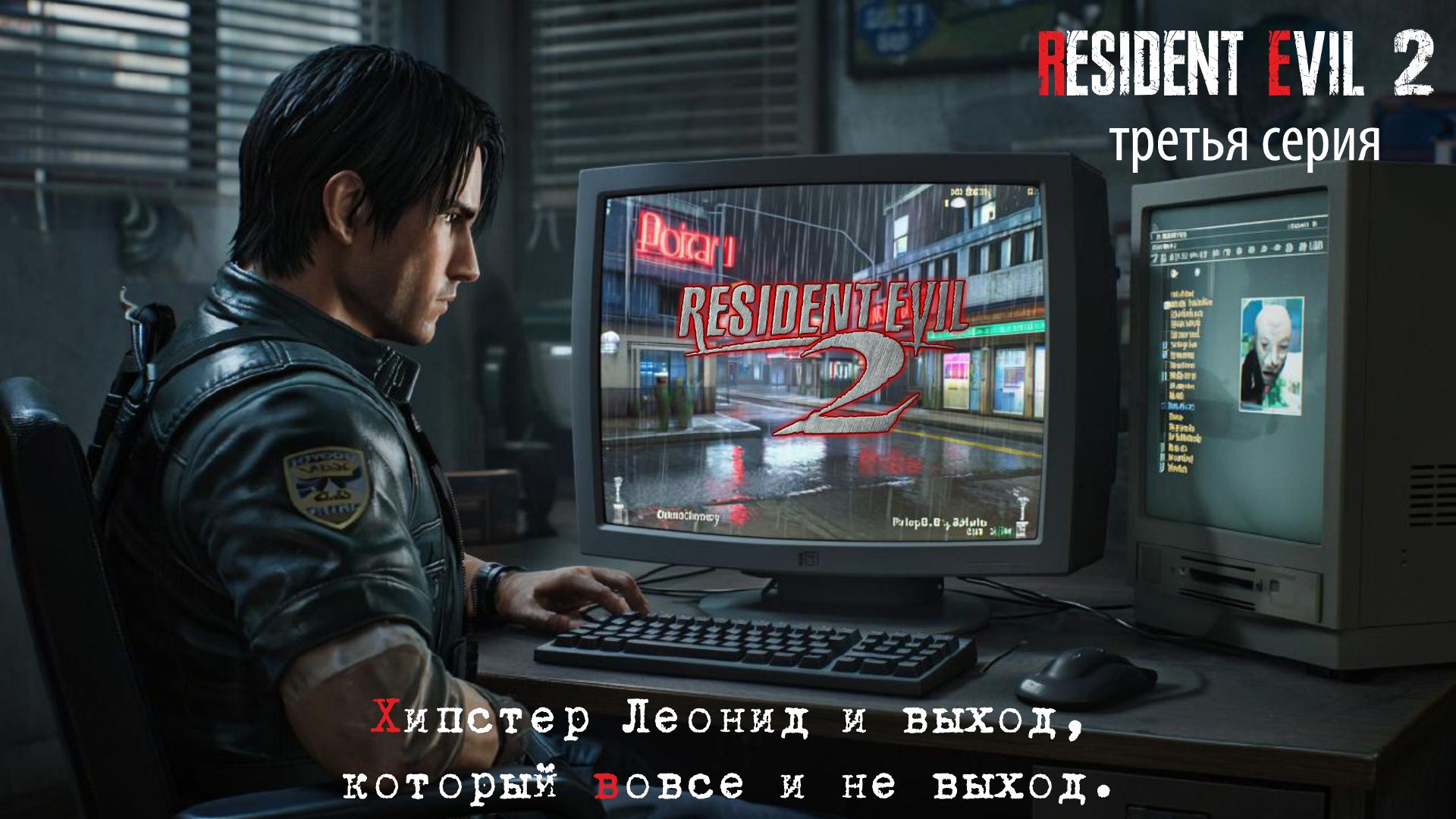 Resident Evil 2 Remake. Серия 03. Хипстер Леонид и выход, который вовсе и не выход.