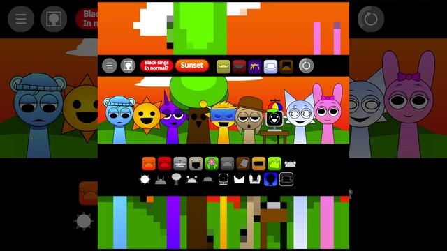 ALL Sprunke Advanced Modded 🫑 NORMAL MOD  #sprunki #meme #memes #incredibox