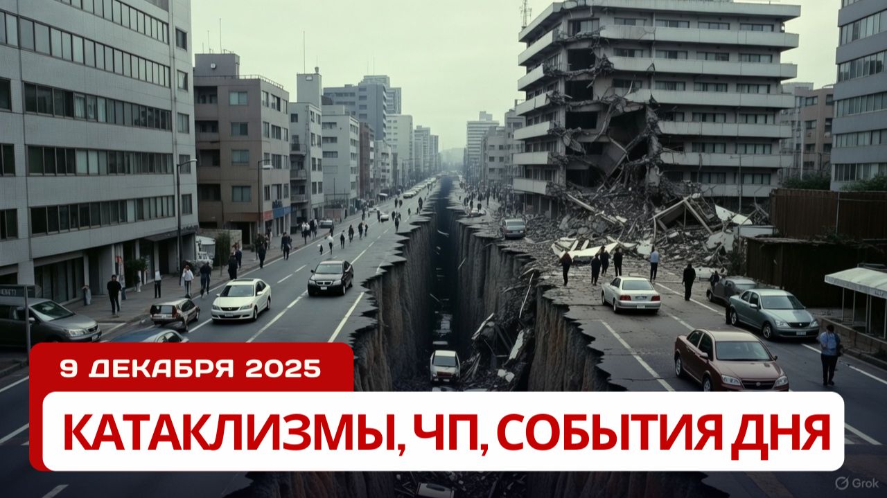Новости Сегодня 09.12.2025 - Катаклизмы, ЧП, События дня | США Индия Китай Россия Европа