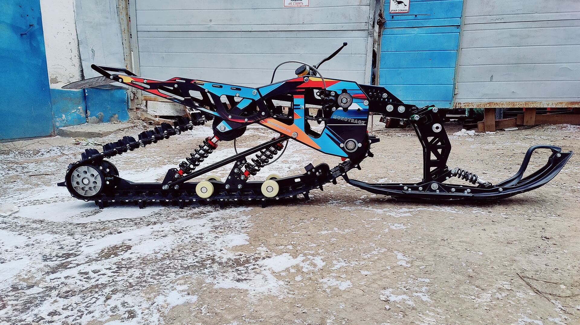 Monotrack ULTRA 45 pro сноубайк комплект для мотоцикла