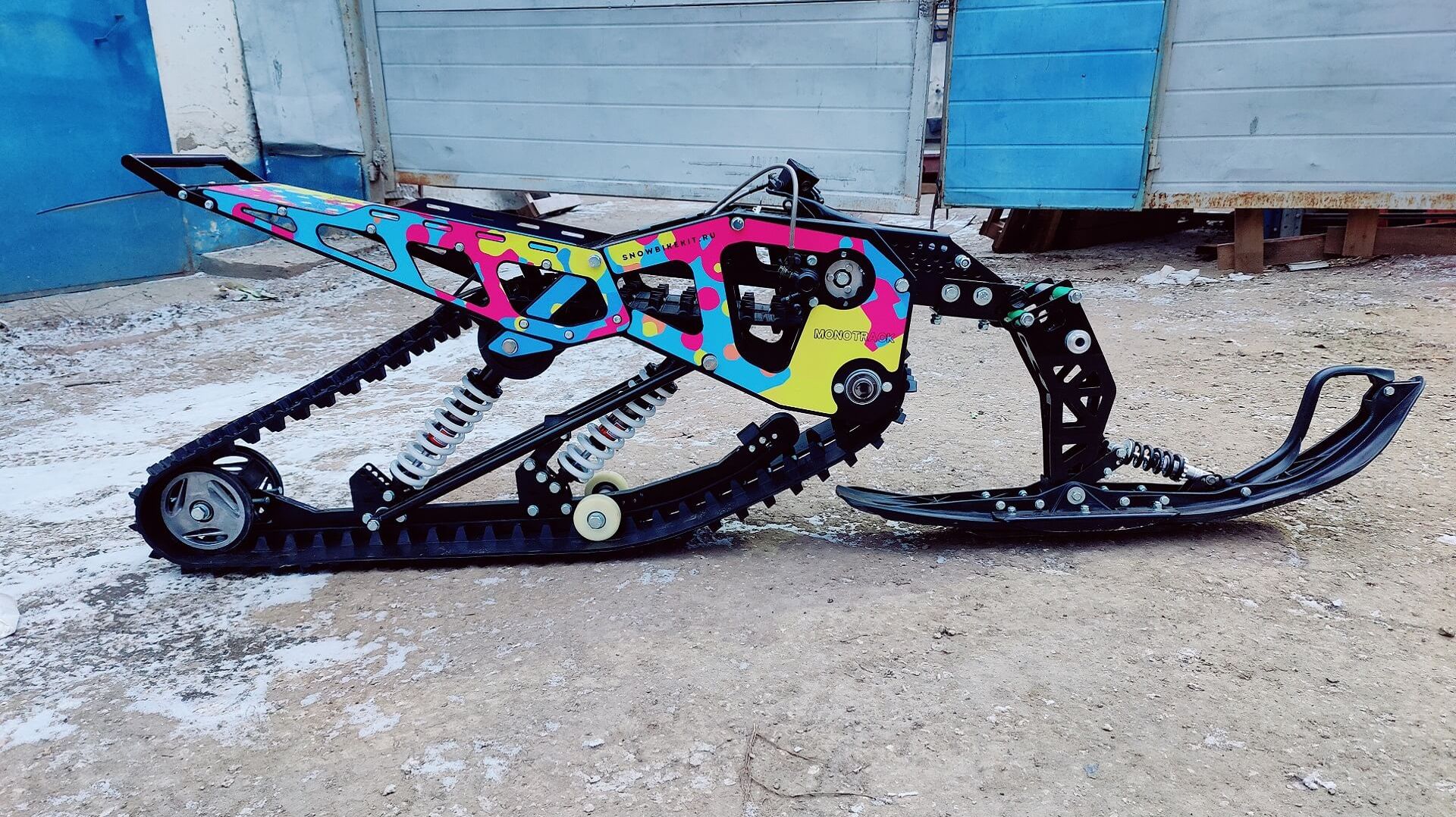 Monotrack 28 pro сноубайк комплект для мотоцикла
