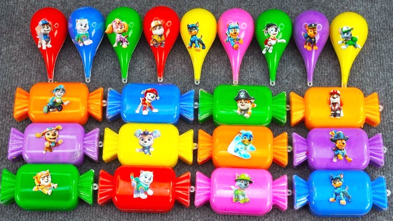 Мультики для детей. Мультики с Щенячьим патрулем и слаймом. Смотреть онлайн залипалки для малышей.