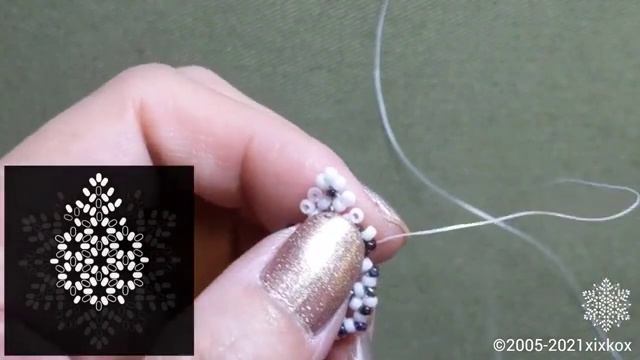 Плетём снежинку ❄️